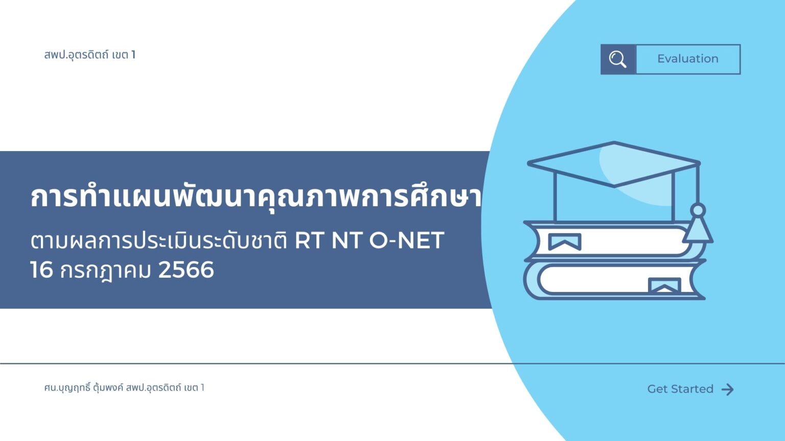 การอบรมเขียนแผนพัฒนาคุณภาพการศึกษา ตามผลการประเมินระดับชาติ RT, NT และ O-NET – สพป.อุตรดิตถ์ เขต 1